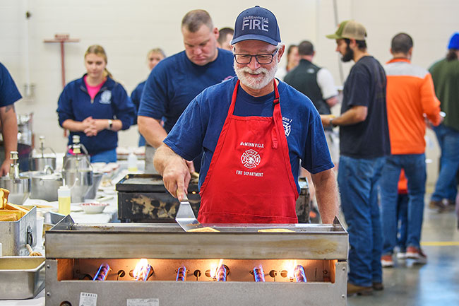 Community members flip over return of fire department breakfast