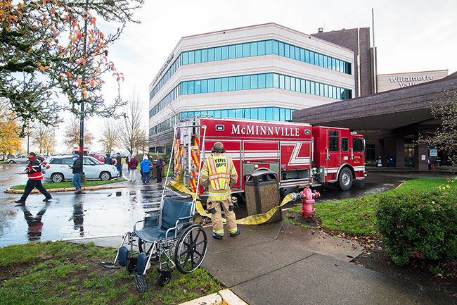 Fire crews respond to Willamette Valley Medical Center
