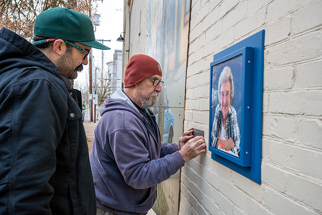 Rose Marie Caughran honored with plaque