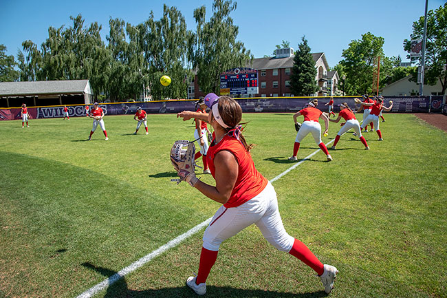 Linfield softball regional underway