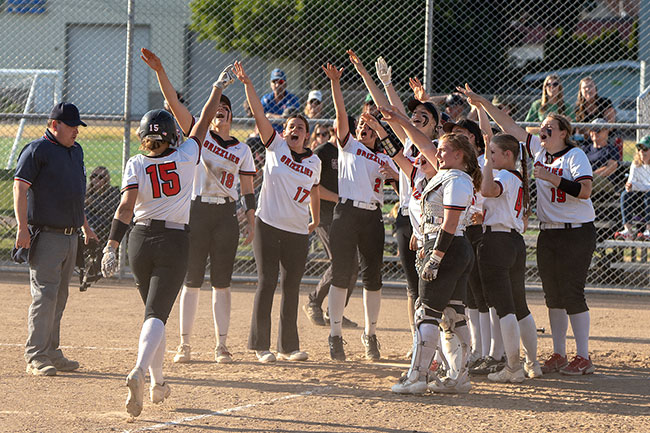 Growling on: Grizzly softball to the quarters