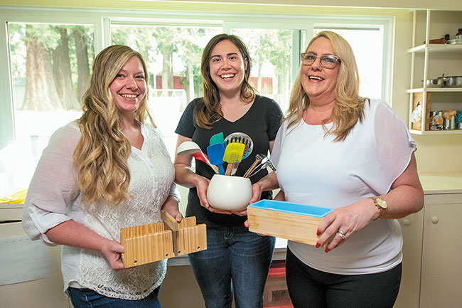 Sisters, mom make sustainable soap