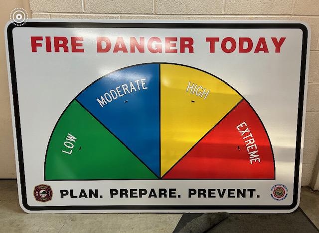 Signs alert Oregonians of fire risks