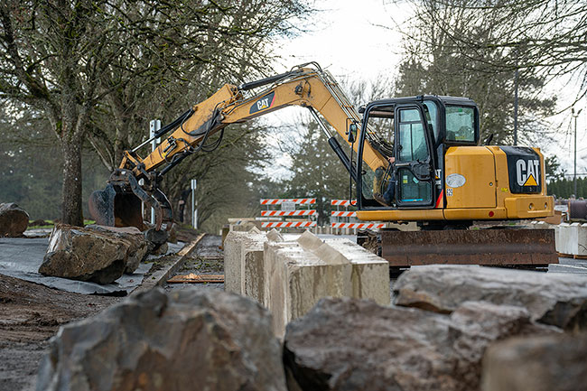 Boulder project begins along Marsh Lane