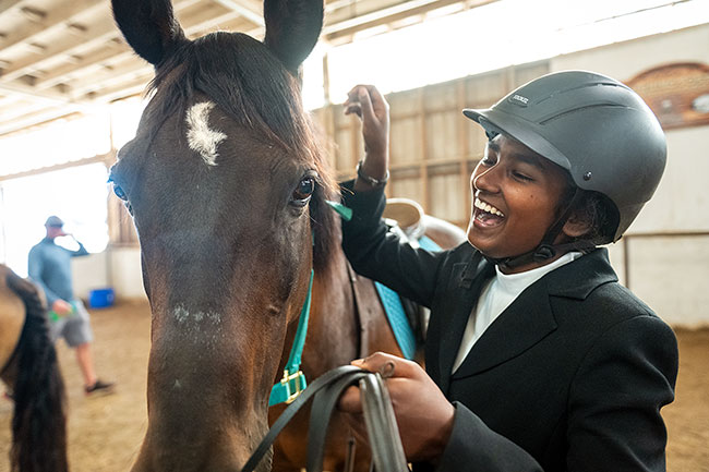Animals strut and prance at county fair