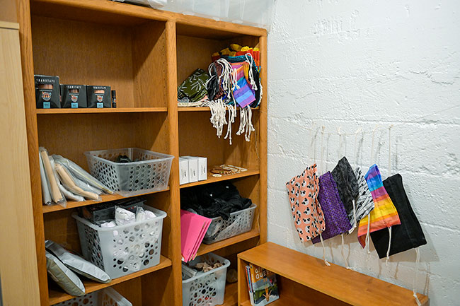 Community closet stocks transgender supplies