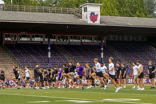 Photo Gallery: Linfield football starts fall camp